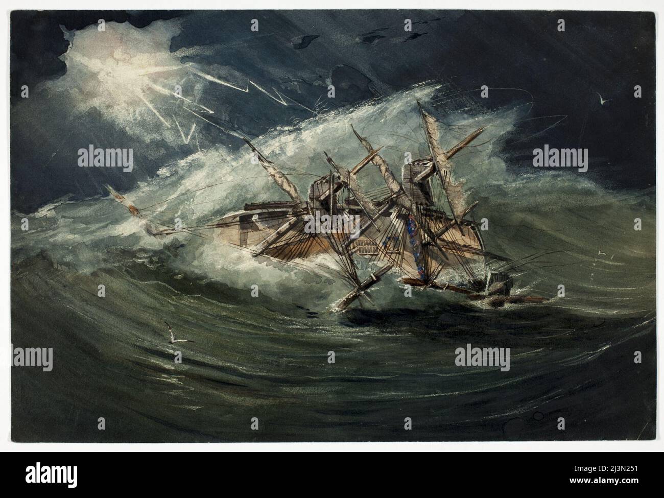 West India Hurricane, 1802-1899 Stock Photo - Alamy