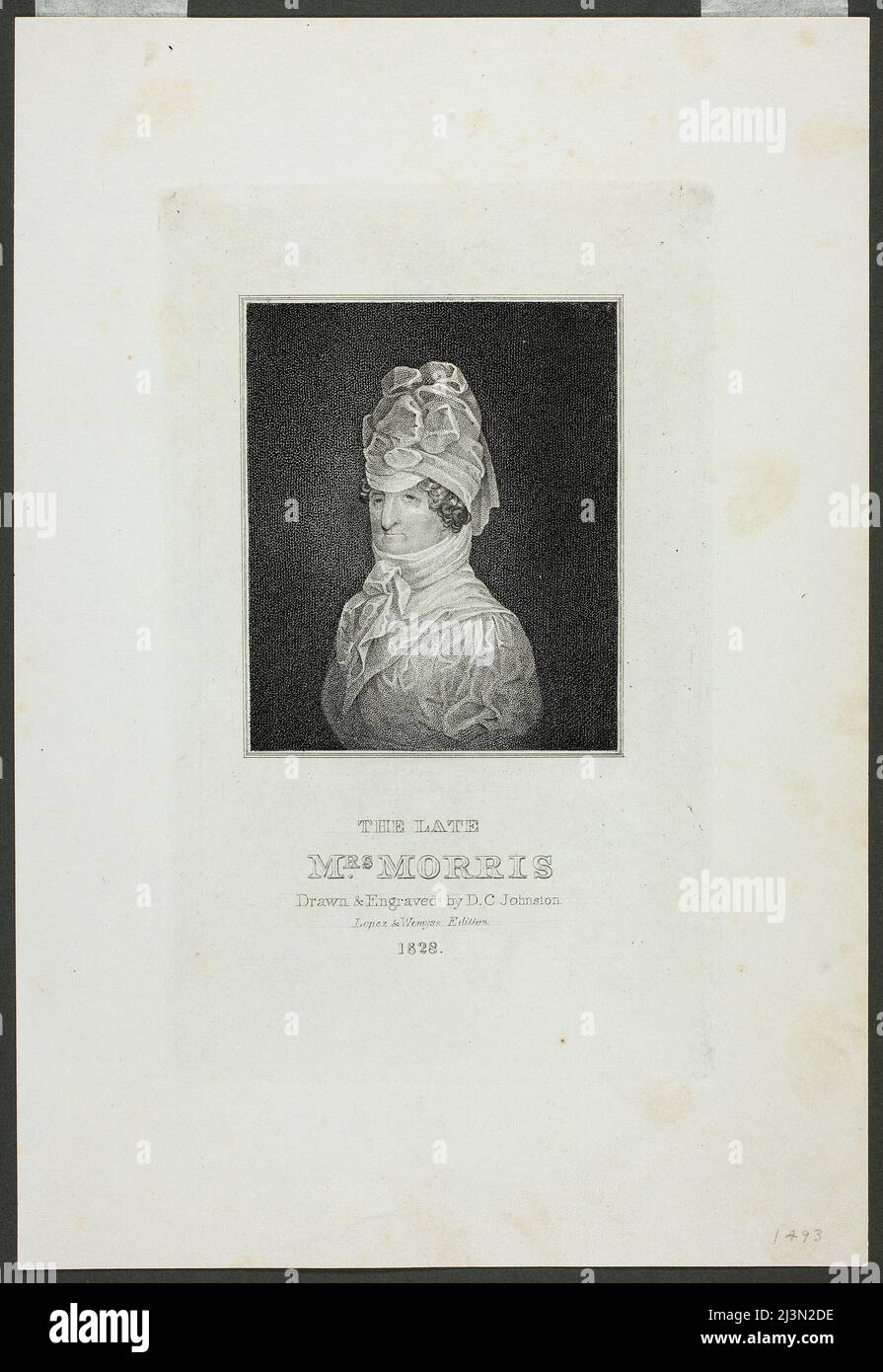 The Late Mrs. Morris, 1828 Stock Photo - Alamy