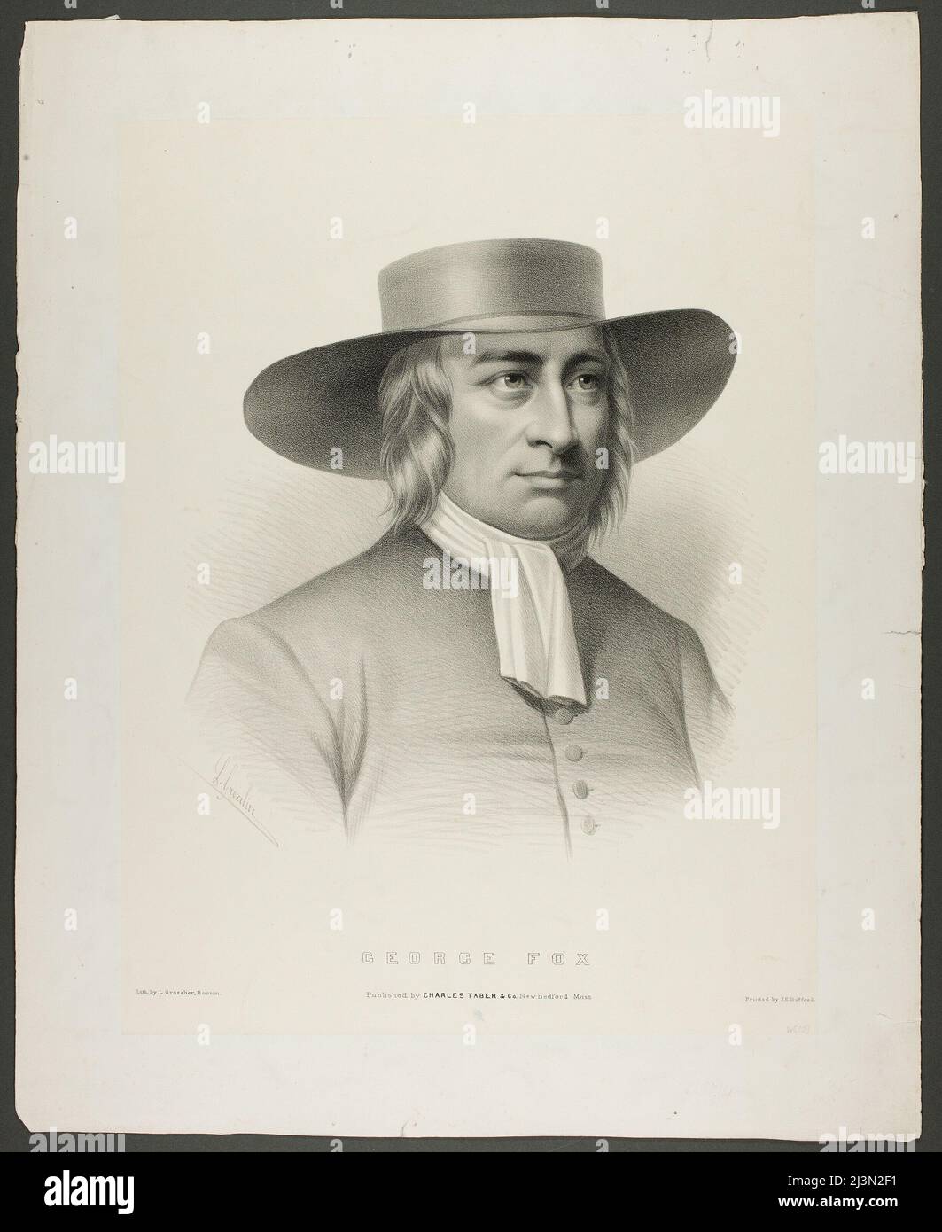 George Fox, c.1858 Stock Photo - Alamy