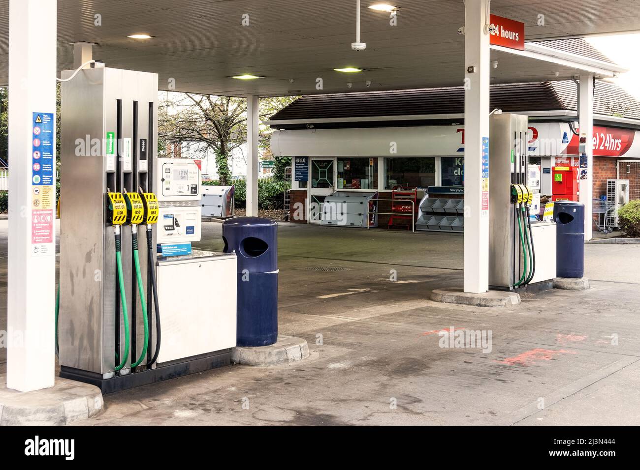 Extinction Rebellion and Just Stop Oil blockade of fuel depots restricts petrol and diesel ...