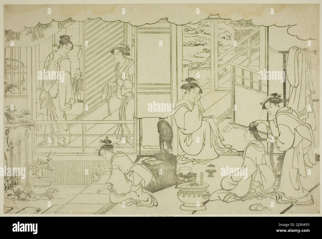 Japanese bath black and white hi-res stock photography and images - Alamy