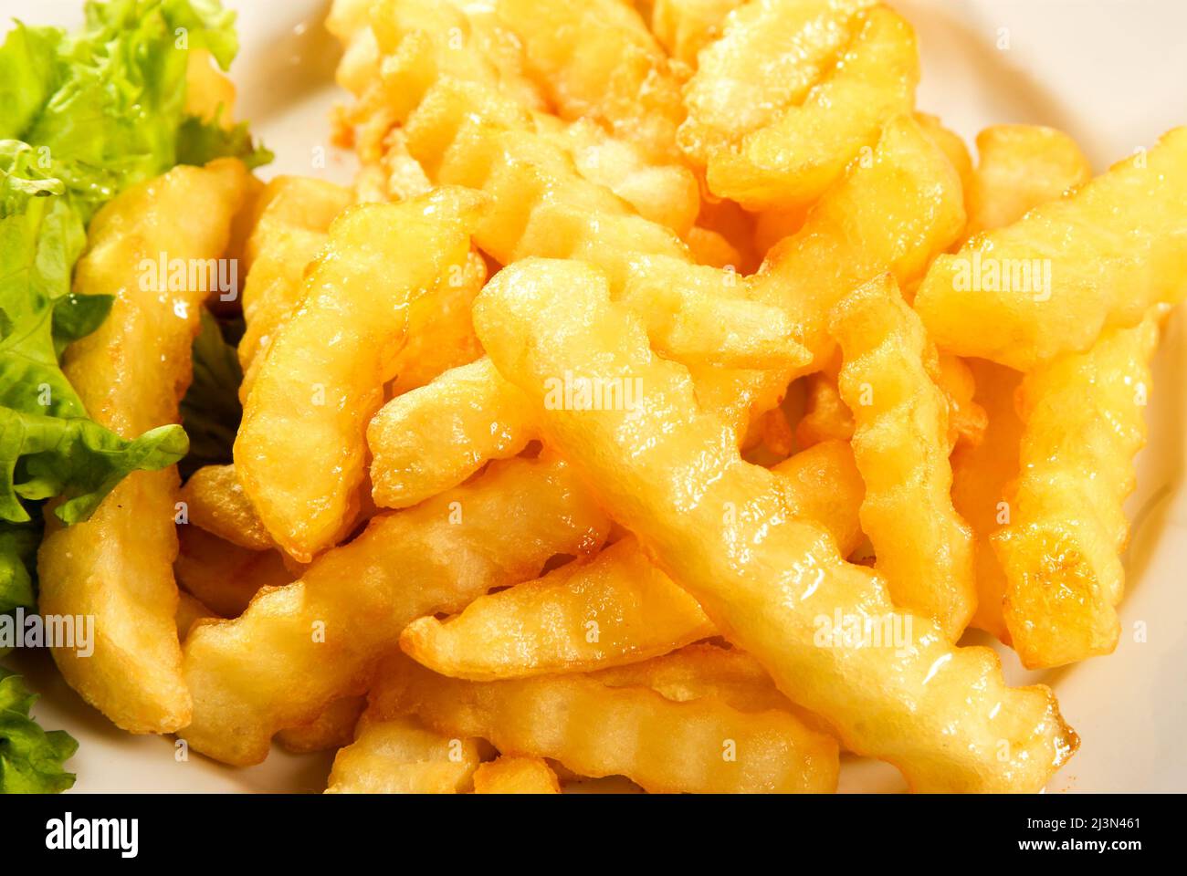 Fresh fried french fries Stock Photo - Alamy