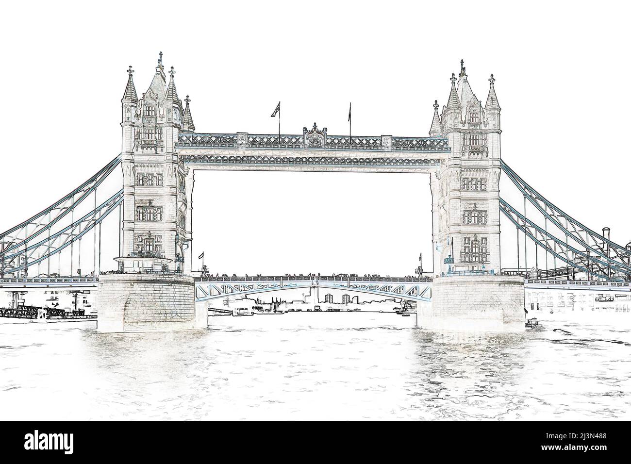 Tower Bridge Drawing