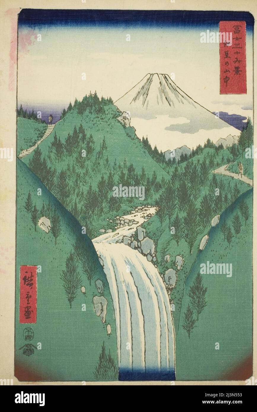 In the Mountains of Izu Province (Izu no sanchu), from the series ...