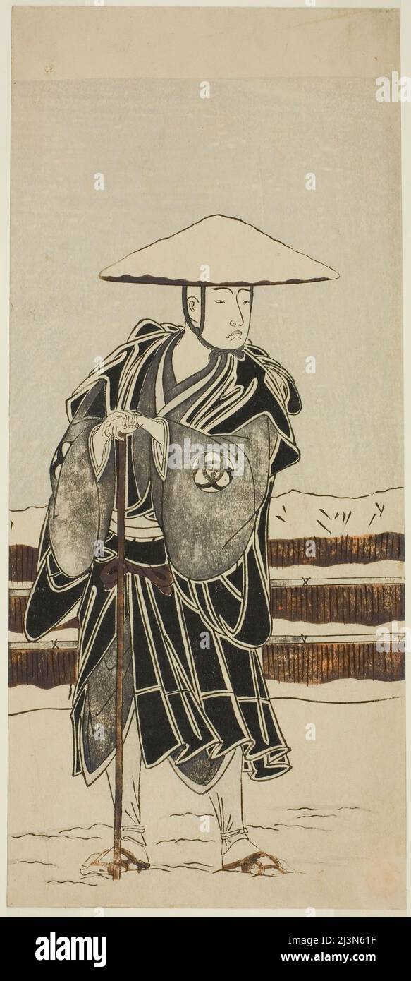 The Actor Bando Mitsugoro I as Abbot Saimyo-ji Tokiyori, Disguised as a ...