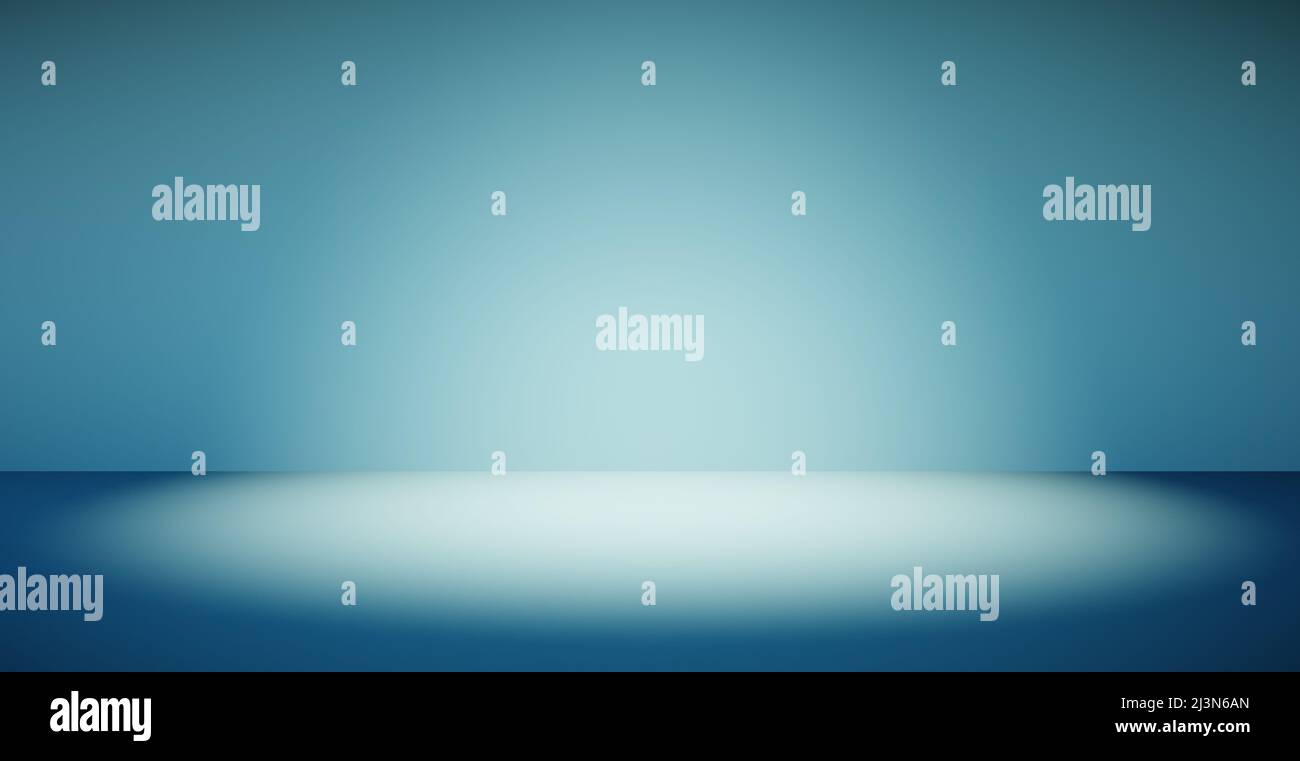 Blank colorful wall background and hard falling shadow. 3D rendering ...