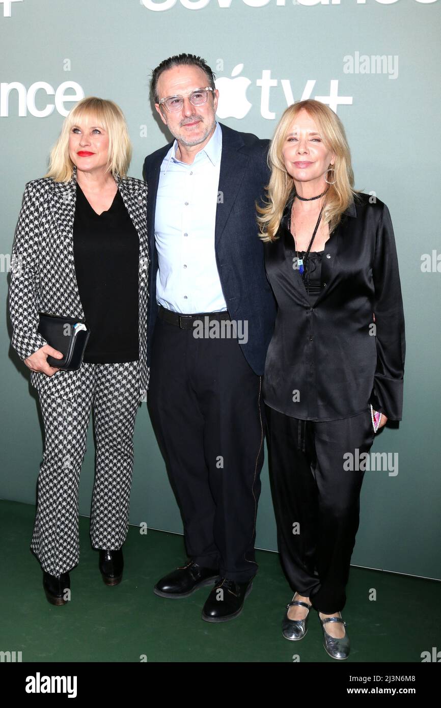 LOS ANGELES - APR 8: Patricia Arquette, David Arquette, Rosanna ...