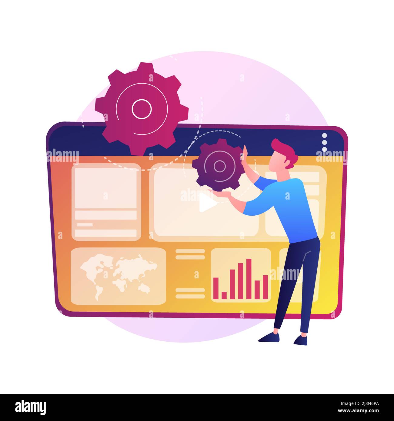 Internet advertising analytics. SEO, marketing, reports infographics ...