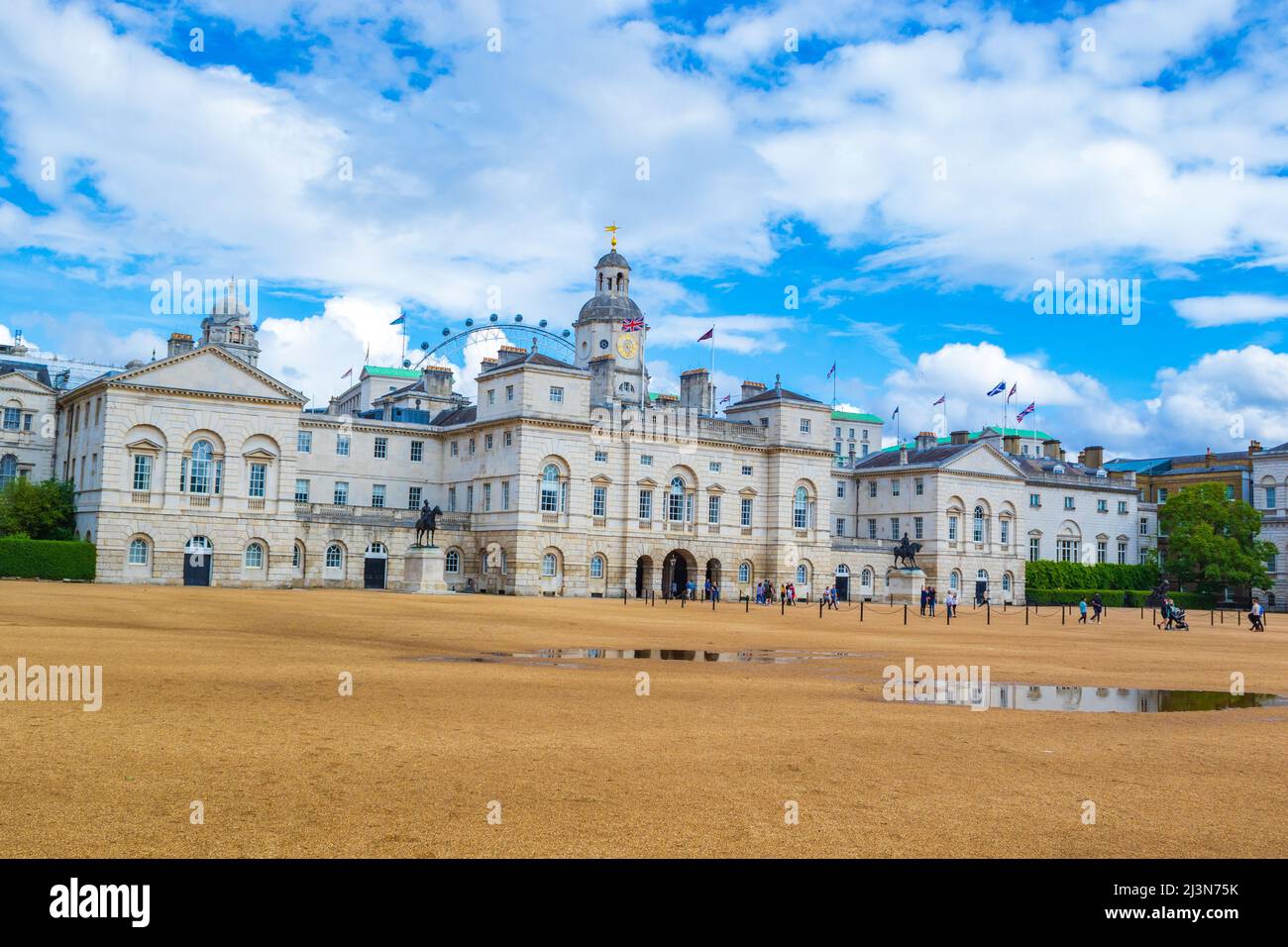 Horse Guards Parade is the ceremonial parade ground in St James`s Park ...