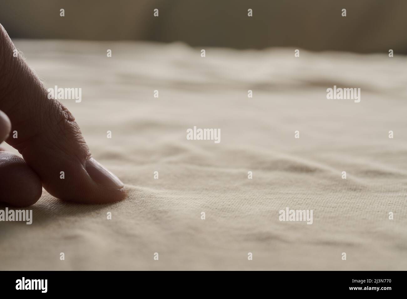 Man touching cotton hi-res stock photography and images - Alamy