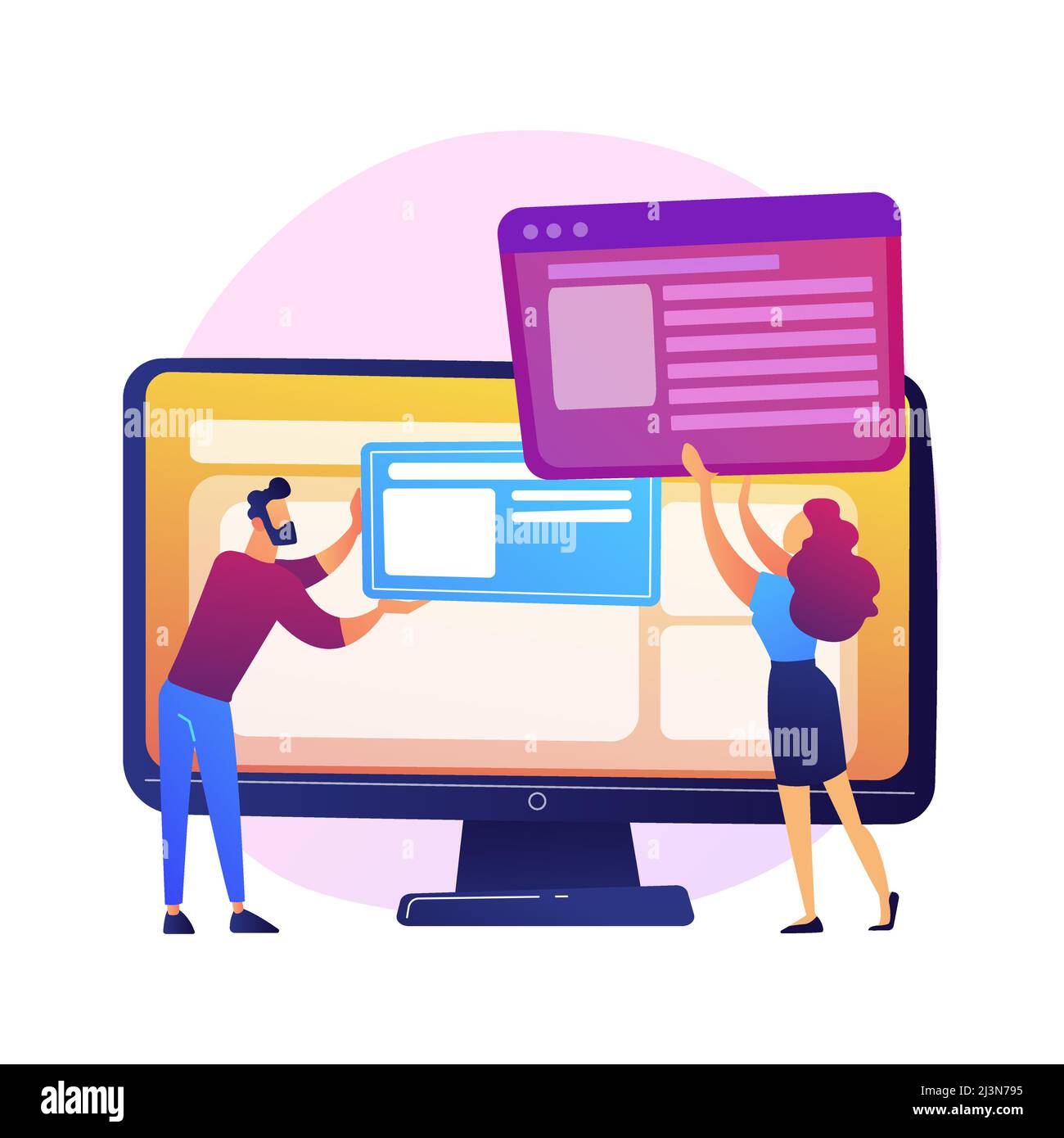 Experience creation Stock Vector Images - Alamy