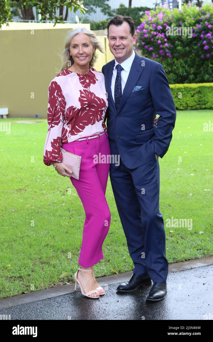 Sydney, Australia. 9th April 2022. Jayne Ferguson and Mark Ferguson ...