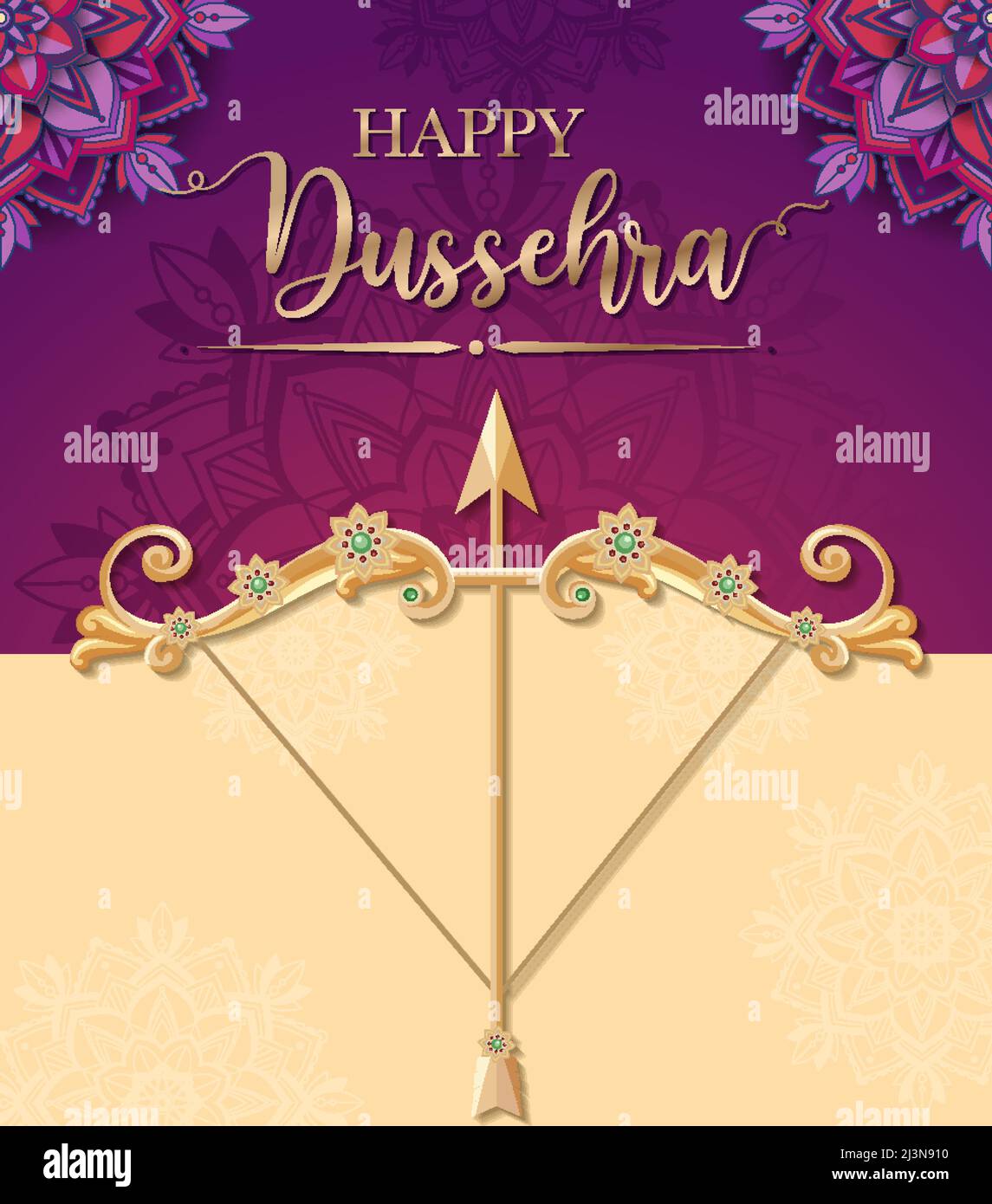 Happy Dussehra festival poster design illustration Stock Vector Image ...