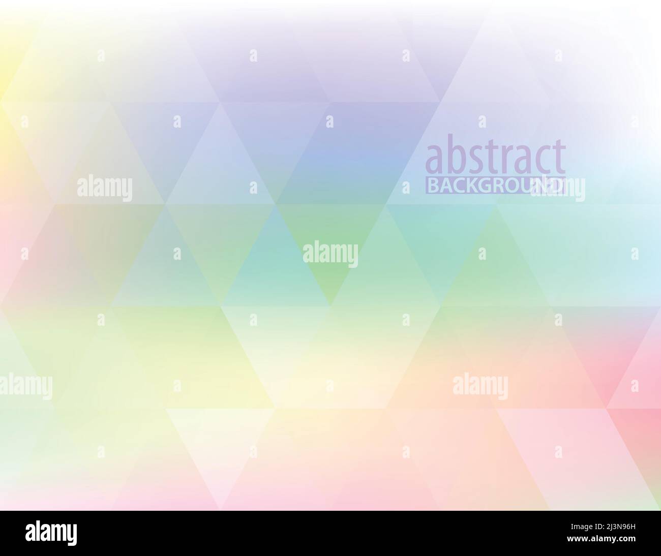 Abstract soft color blurred light background with triangles. Vector ...