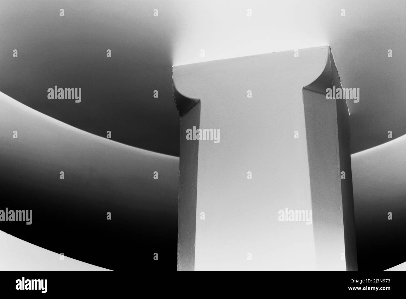 Interior columns and capitals in the children's library at Chicago's ...