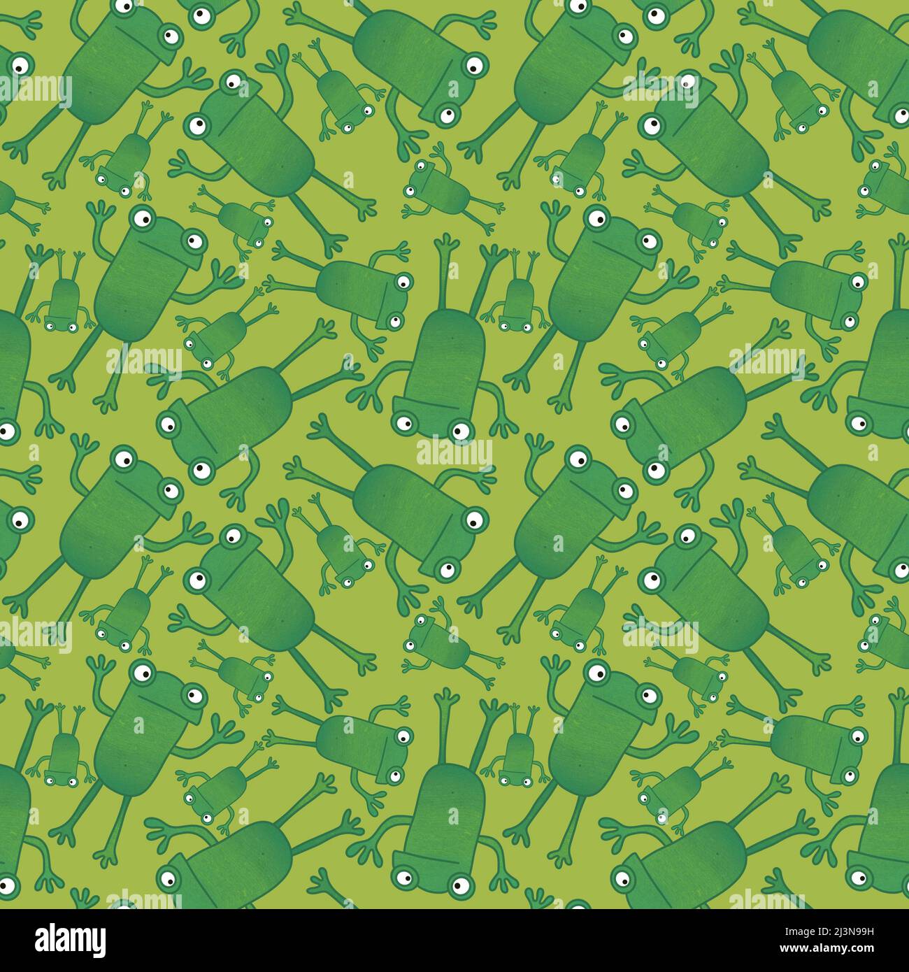 Kids seamless frogs pattern for fabrics and textiles and packaging and ...