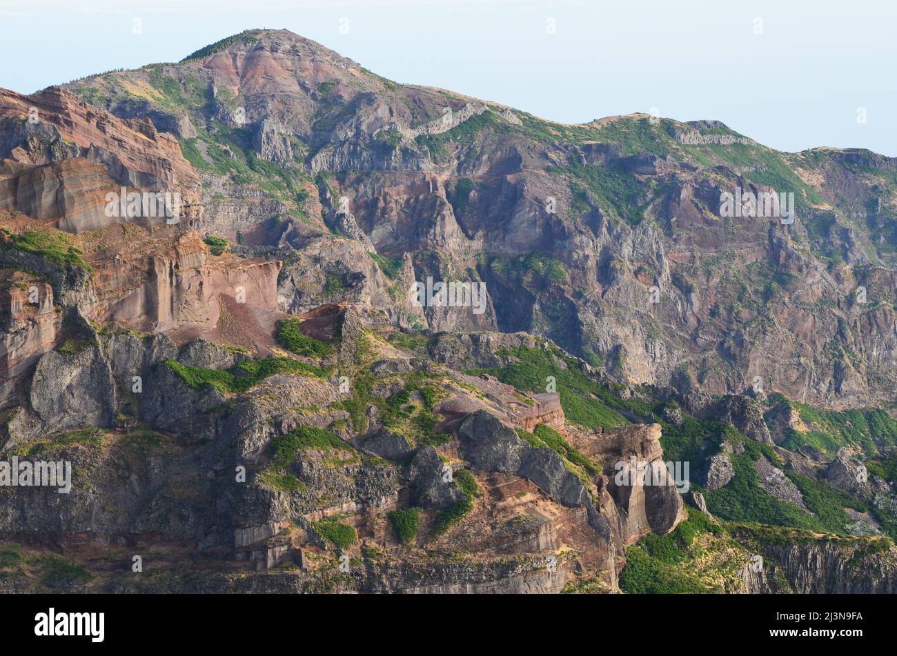 The rugged volcanic peaks of Madeira island, Portugal Stock Photo - Alamy
