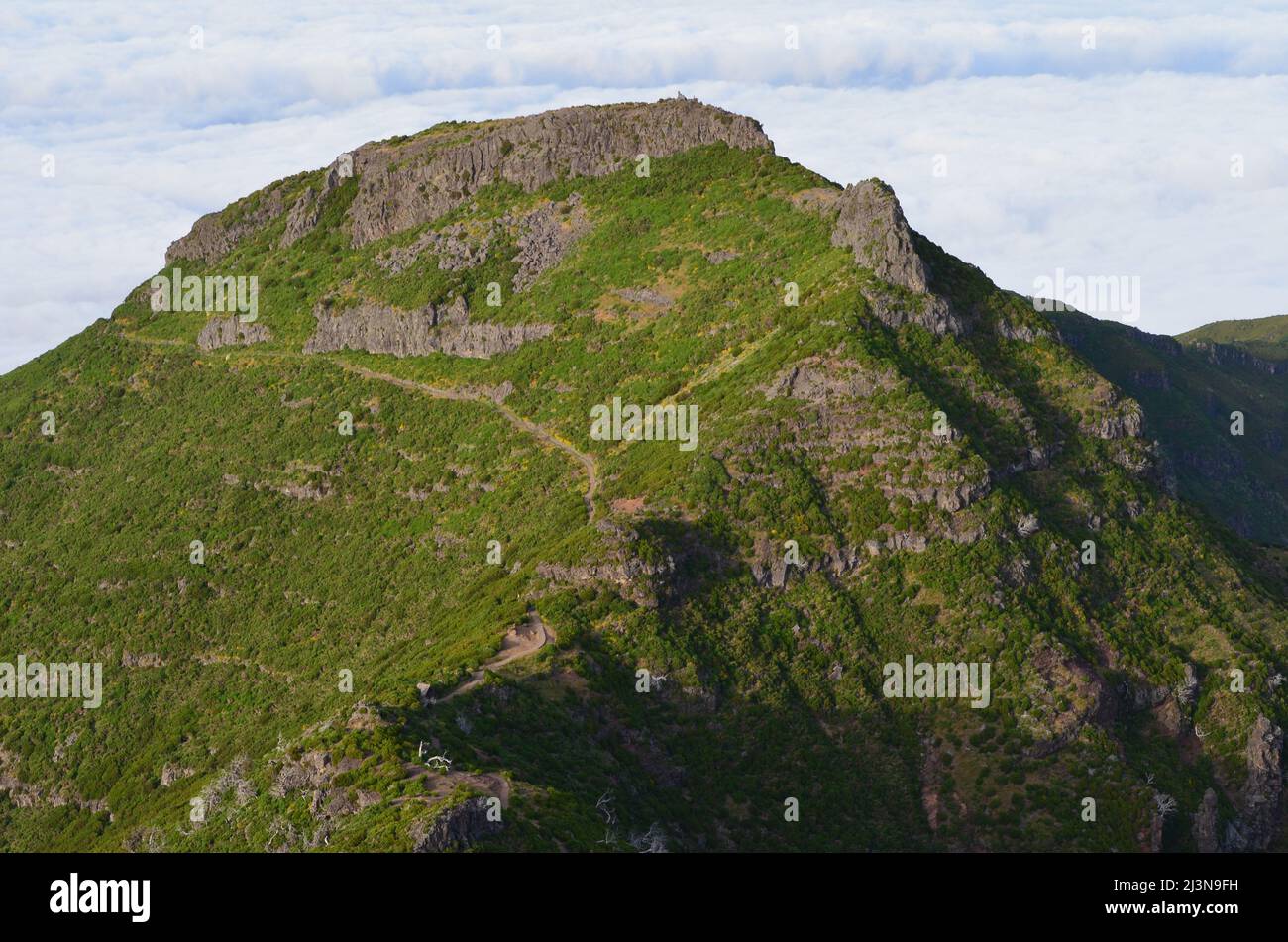 The rugged volcanic peaks of Madeira island, Portugal Stock Photo - Alamy