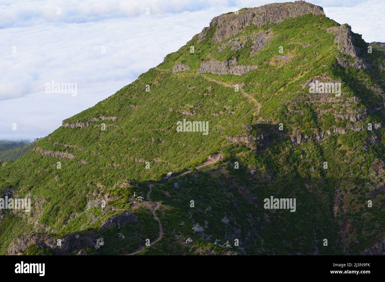 The rugged volcanic peaks of Madeira island, Portugal Stock Photo - Alamy