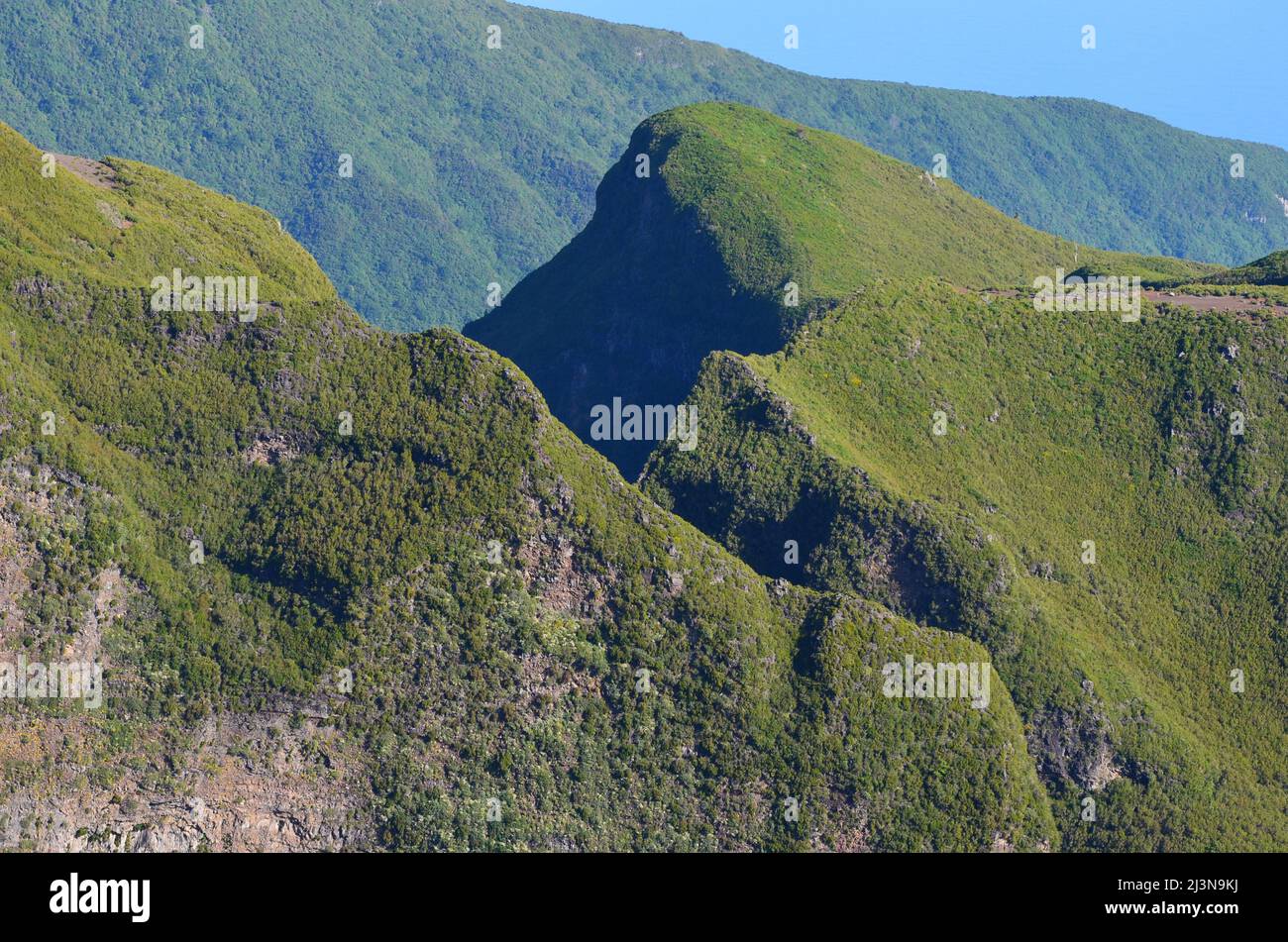 The rugged volcanic peaks of Madeira island, Portugal Stock Photo - Alamy