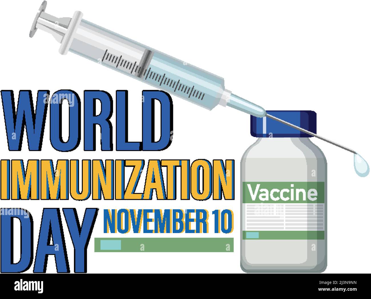 World immunization day banner design illustration Stock Vector Image ...