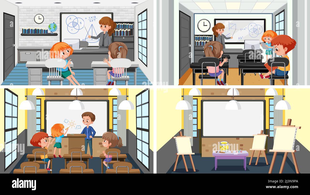 Secondary school classroom scene hi-res stock photography and images ...