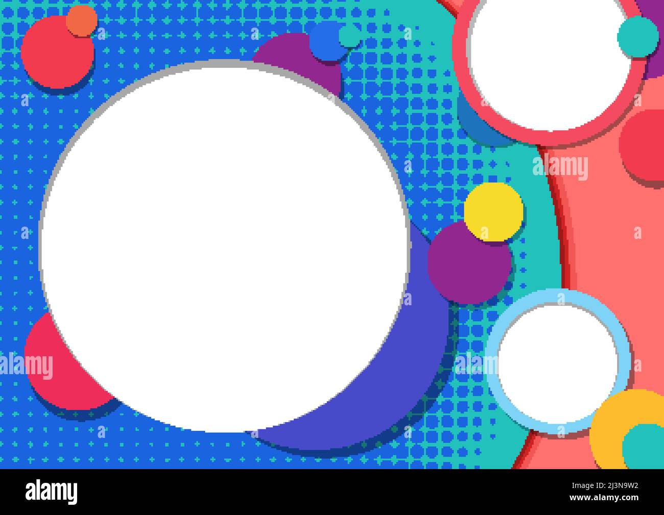 Abstract round background design illustration Stock Vector Image & Art ...