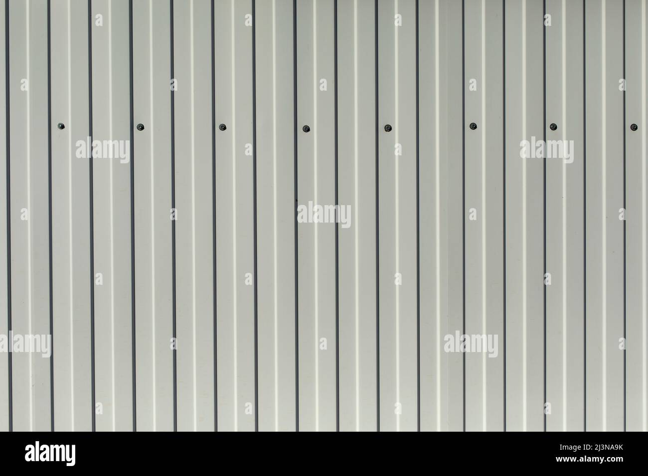 Texture of white fence. Steel fence. Background of vertical lines Stock ...