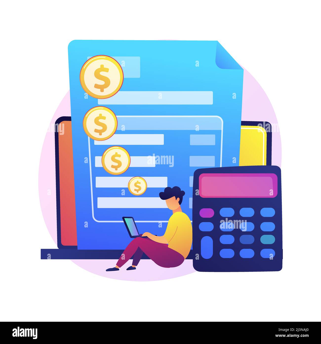 Online payment account. Credit card details, personal information ...