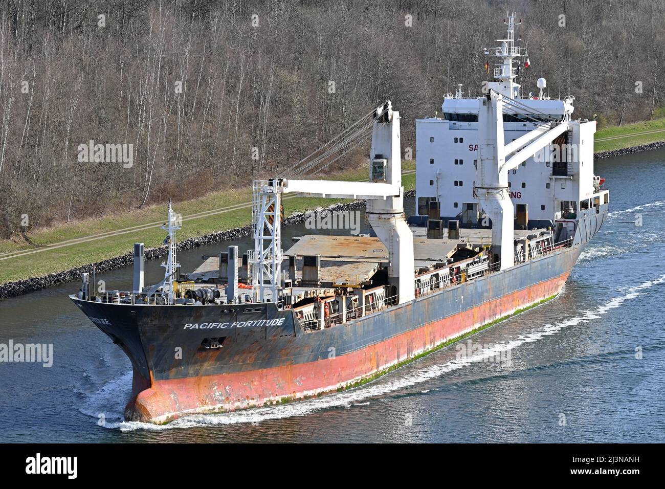General Cargo Ship PACIFIC FORTITUDE Stock Photo - Alamy