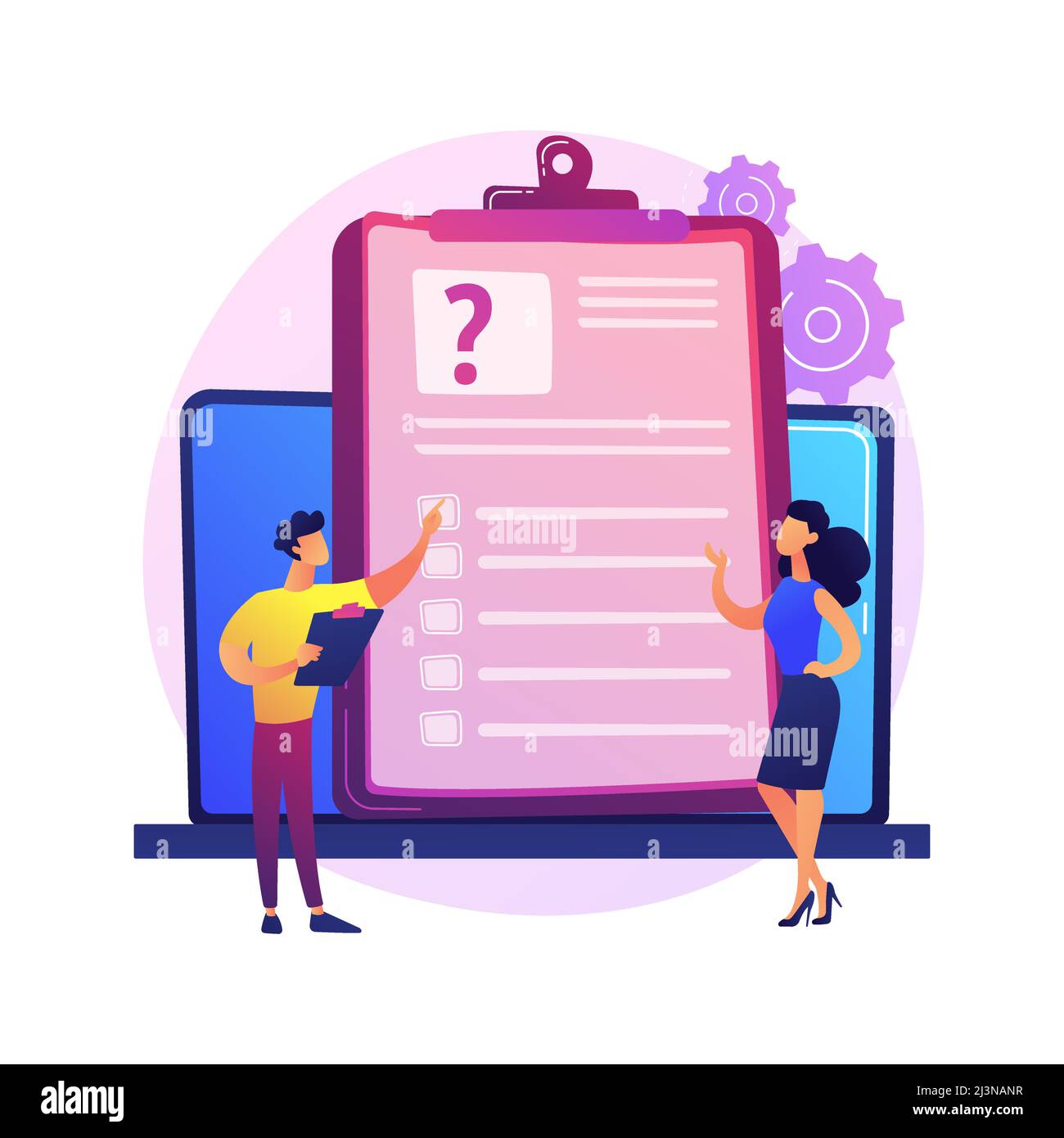 Survey collection method Stock Vector Images - Alamy