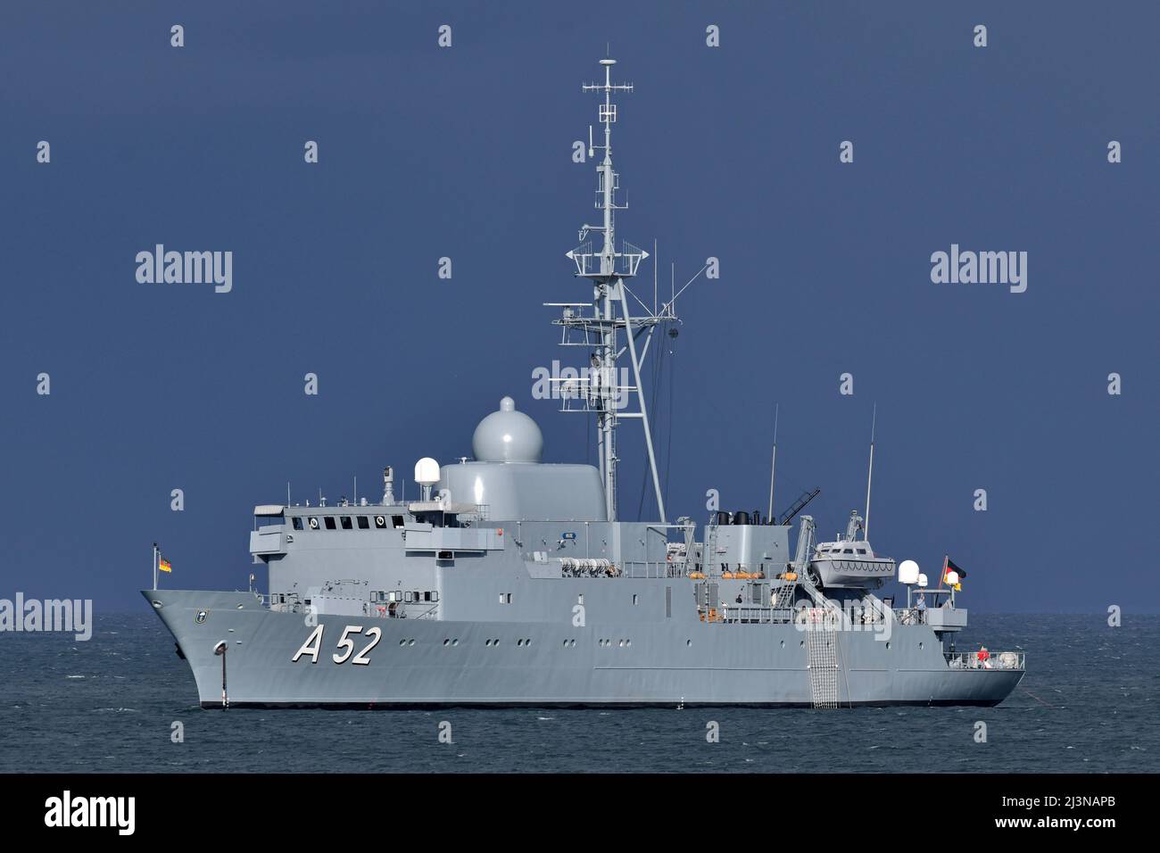 German Navy's surveillance ship A52 OSTE Stock Photo - Alamy