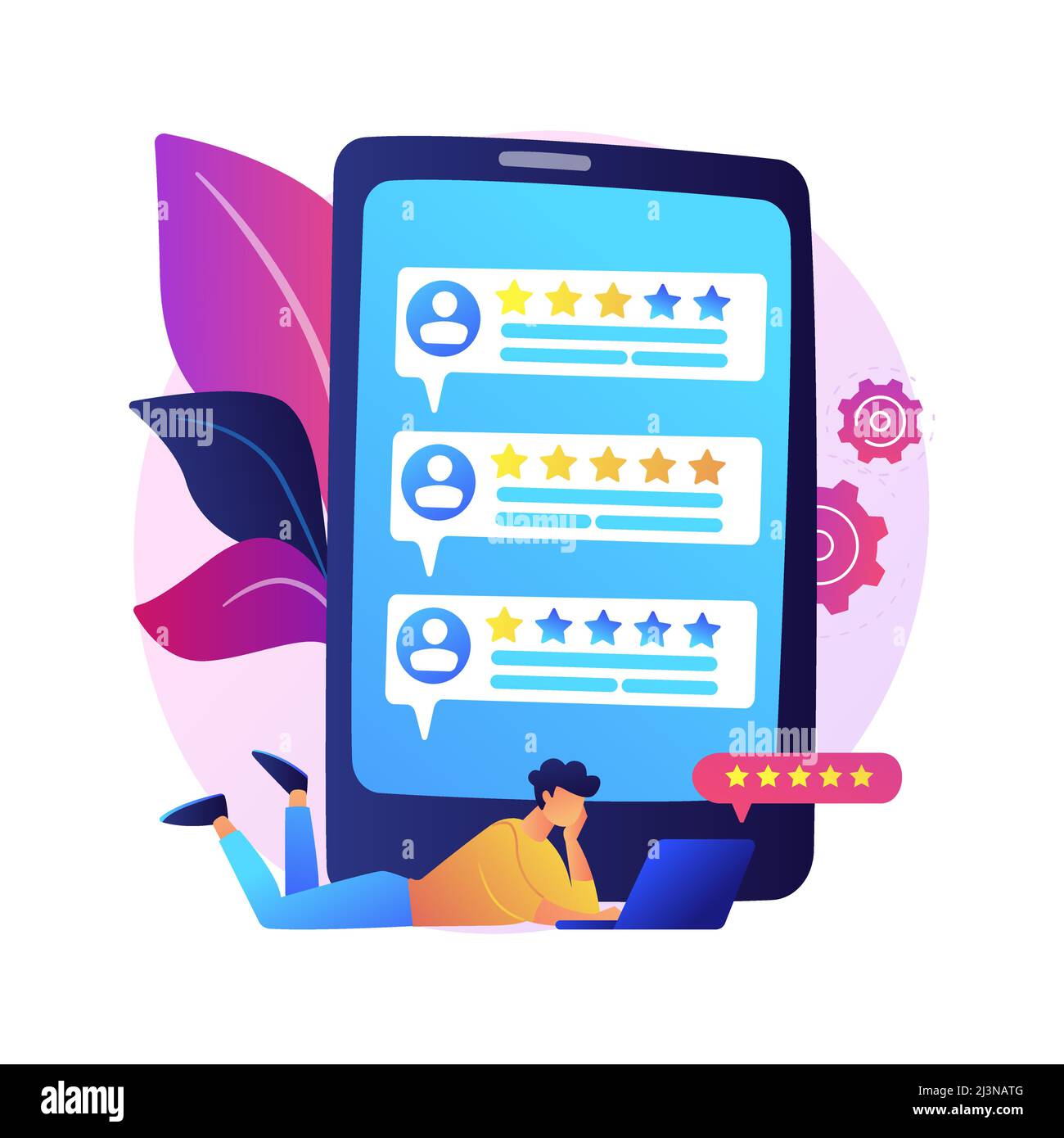 Loyalty stars. Customer and user reviews. Website ranking system ...