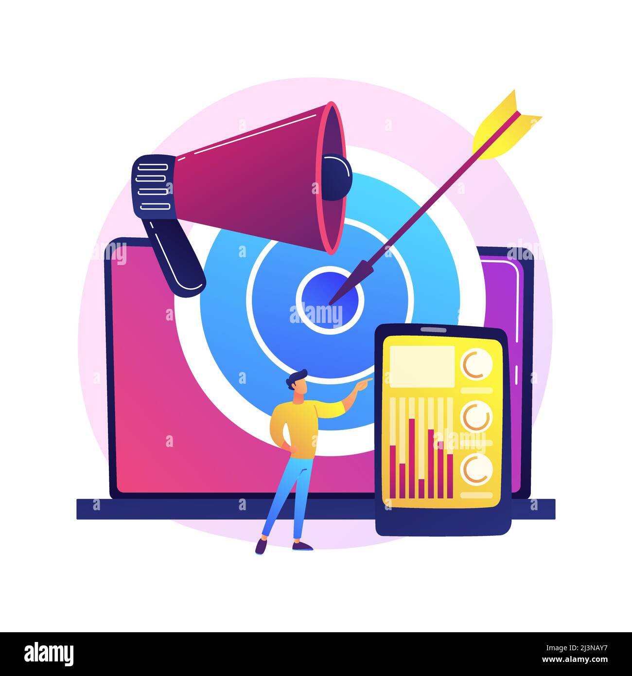 Content distribution vector vectors hi-res stock photography and images ...