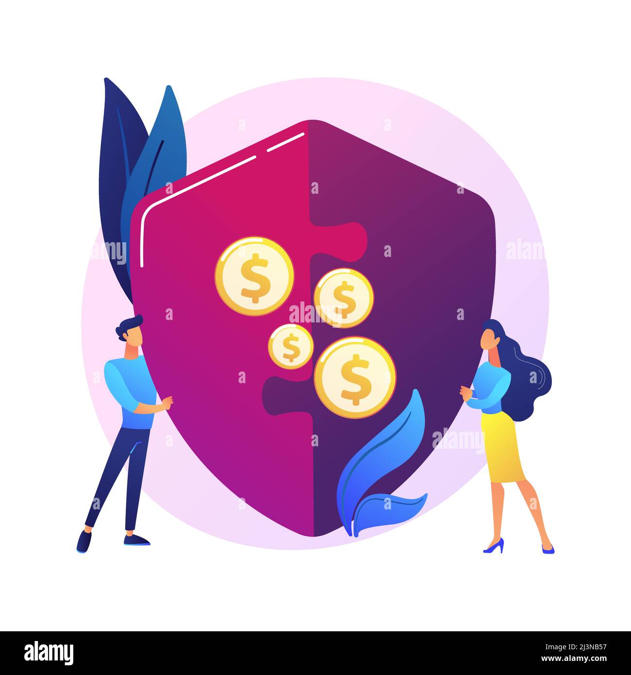 Risk sharing vector vectors hi-res stock photography and images - Alamy