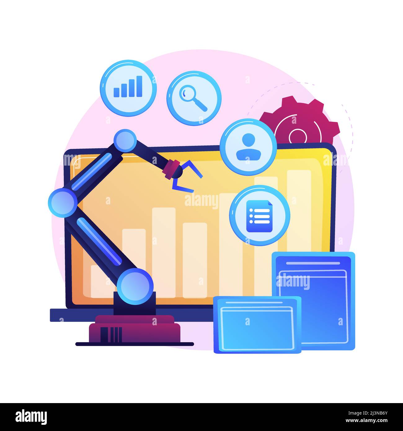 Online business development, gradual growth, positive tendency. Gain ...