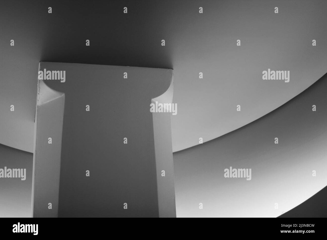 Interior columns and capitals in the children's library at Chicago's ...