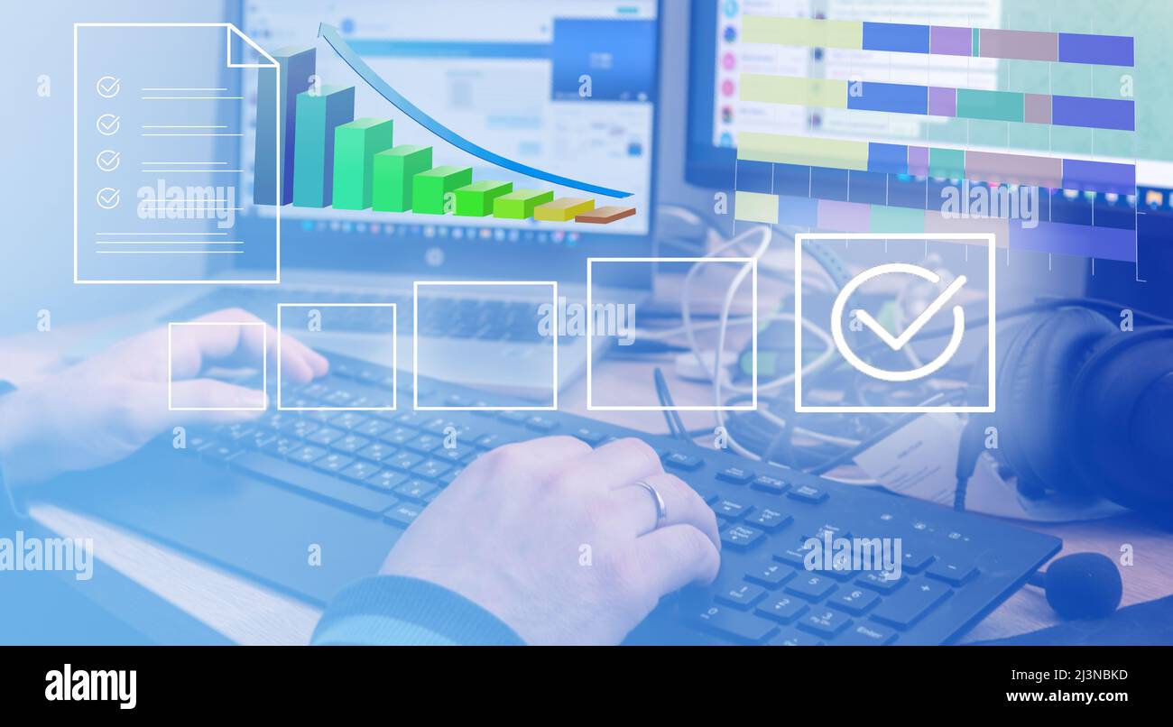 Charts and dashboard, financial database analysis, sales and economic ...