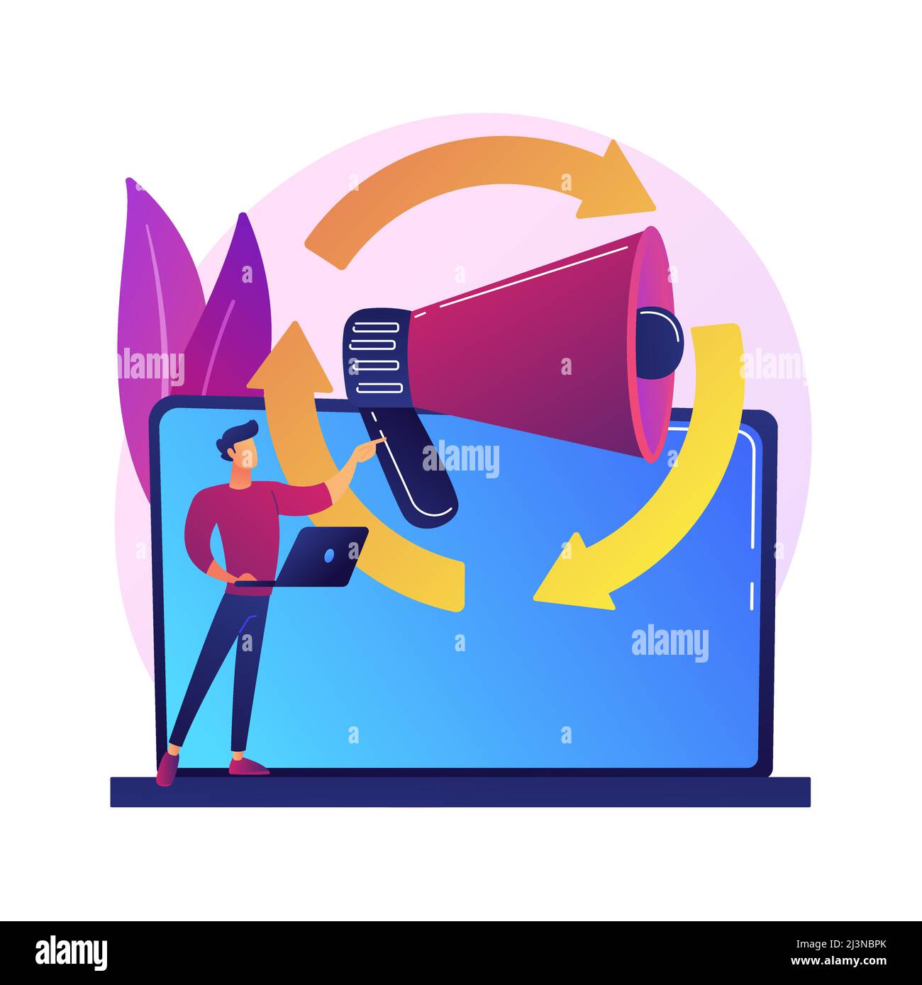 Manager of the campaign Stock Vector Images - Alamy