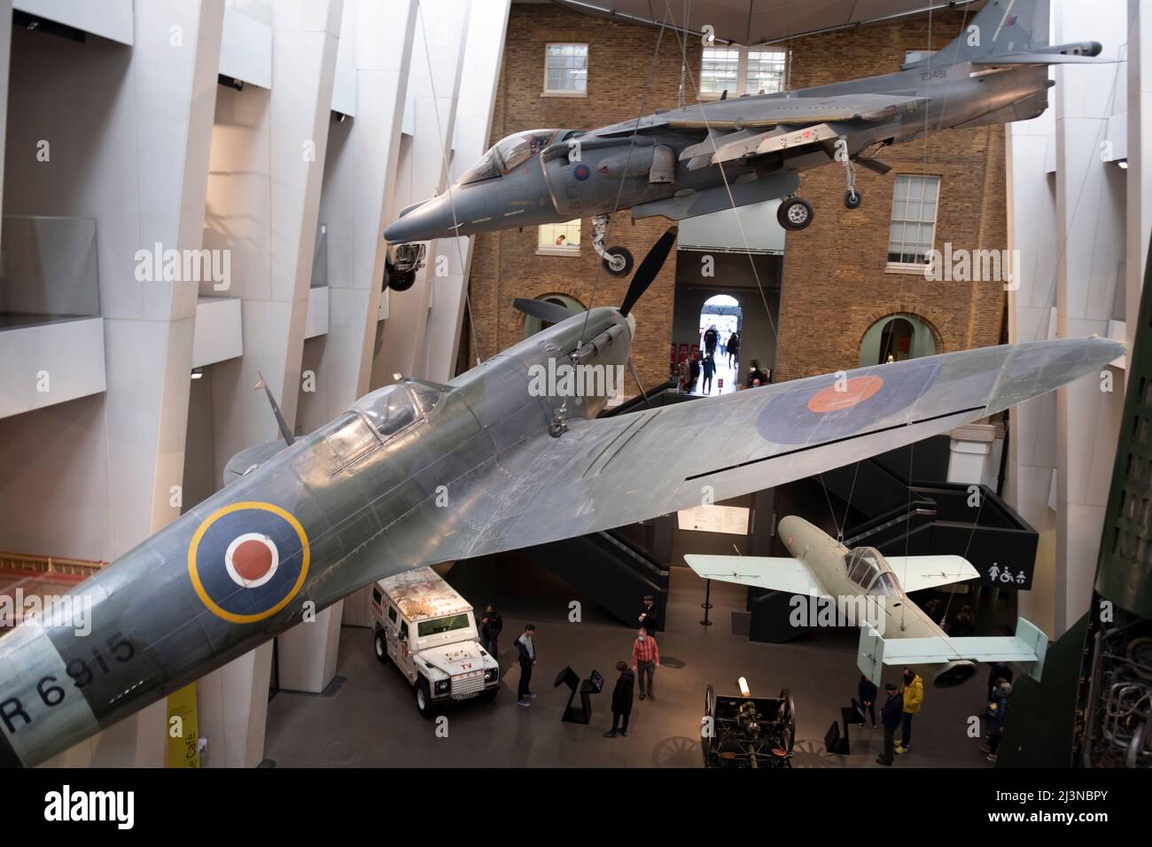 RAF planes on display in Imperial war museum in London,UK Stock Photo ...