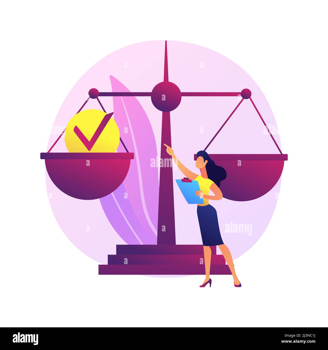 Accountability abstract concept vector illustration. Legal liability ...