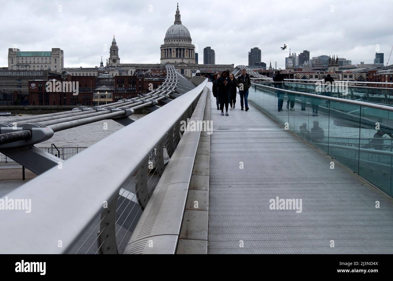 , St Paul's Cathedral is an iconic feature of the London skyline Stock ...
