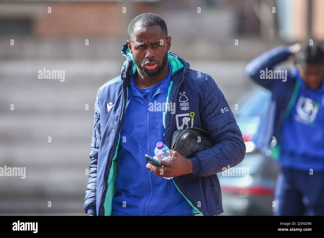 Keenan Davis #9 of Nottingham Forest arrives at The City Ground Stock ...