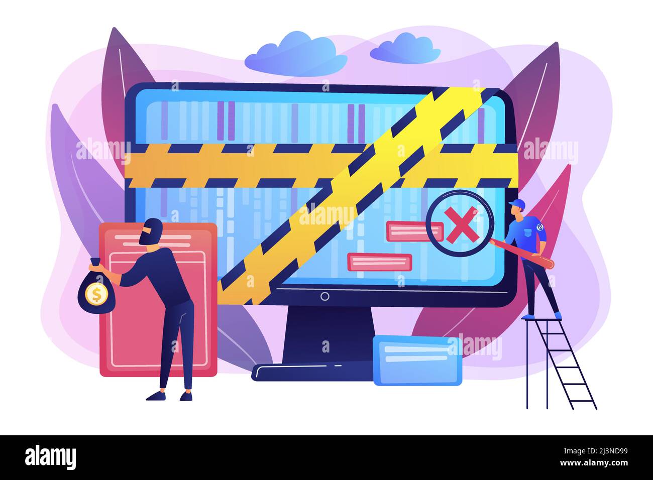 Cyber forensics vector vectors hi-res stock photography and images - Alamy