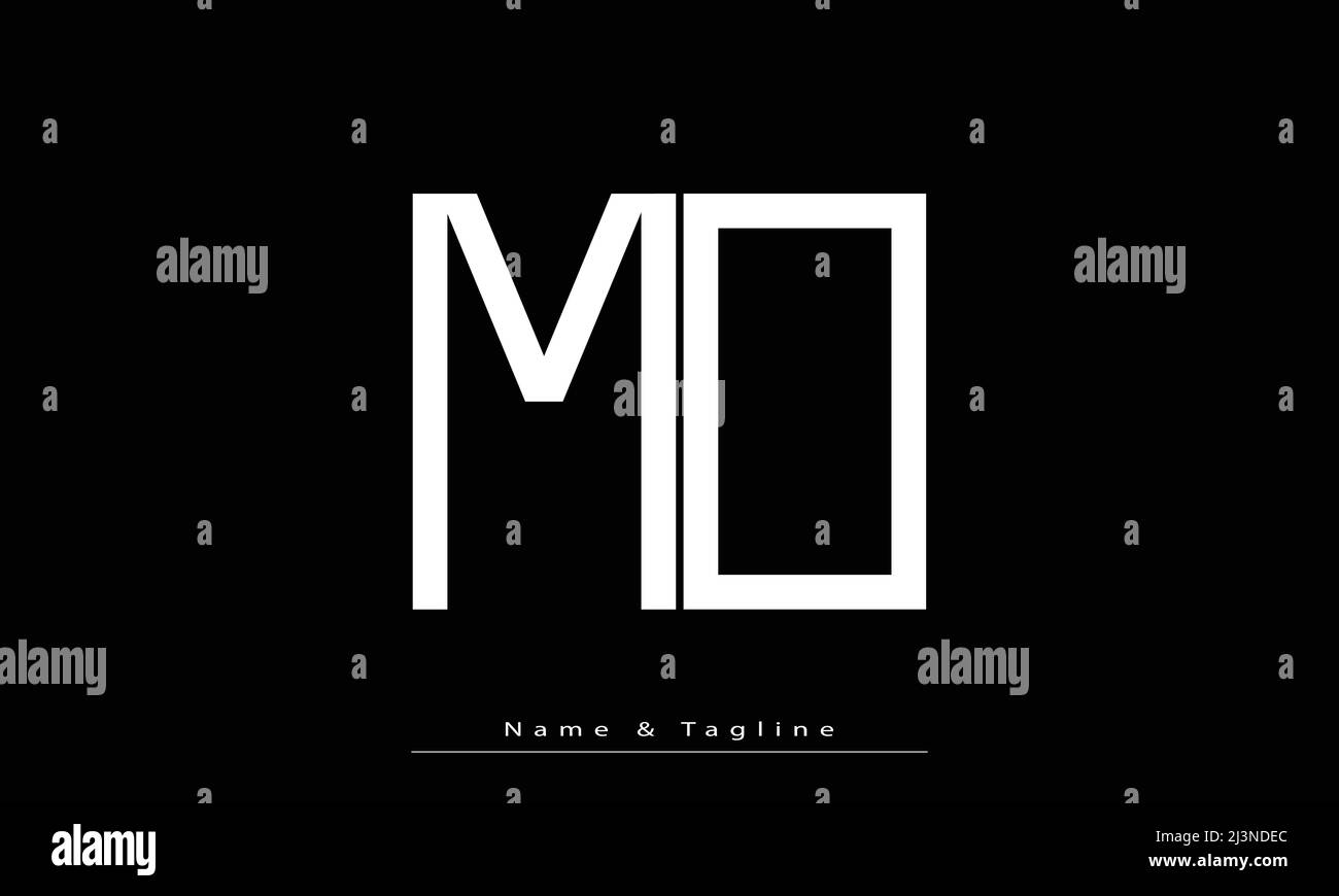 Alphabet letters Initials Monogram logo MO , OM Stock Vector Image ...