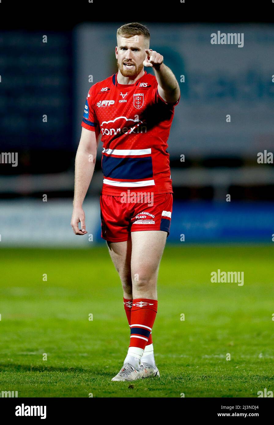Hull KR's Rowan Milnes looks on during the Betfred Challenge Cup ...