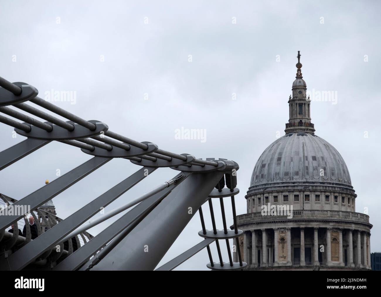 , St Paul's Cathedral is an iconic feature of the London skyline Stock ...