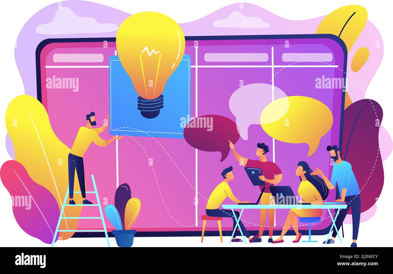 Leadership skills concept cartoon Stock Vector Images - Alamy