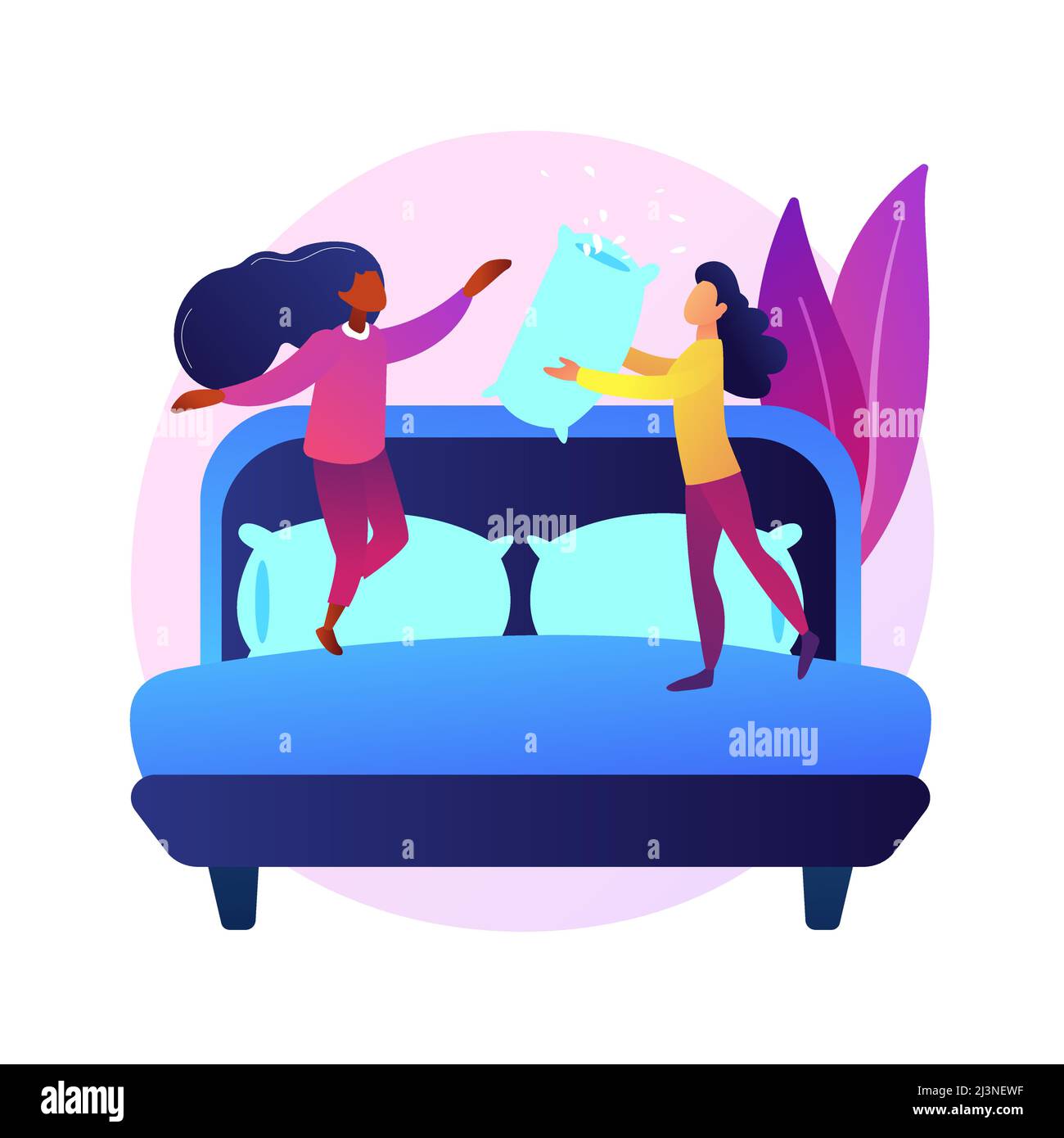 Boys Sleepover Cartoon