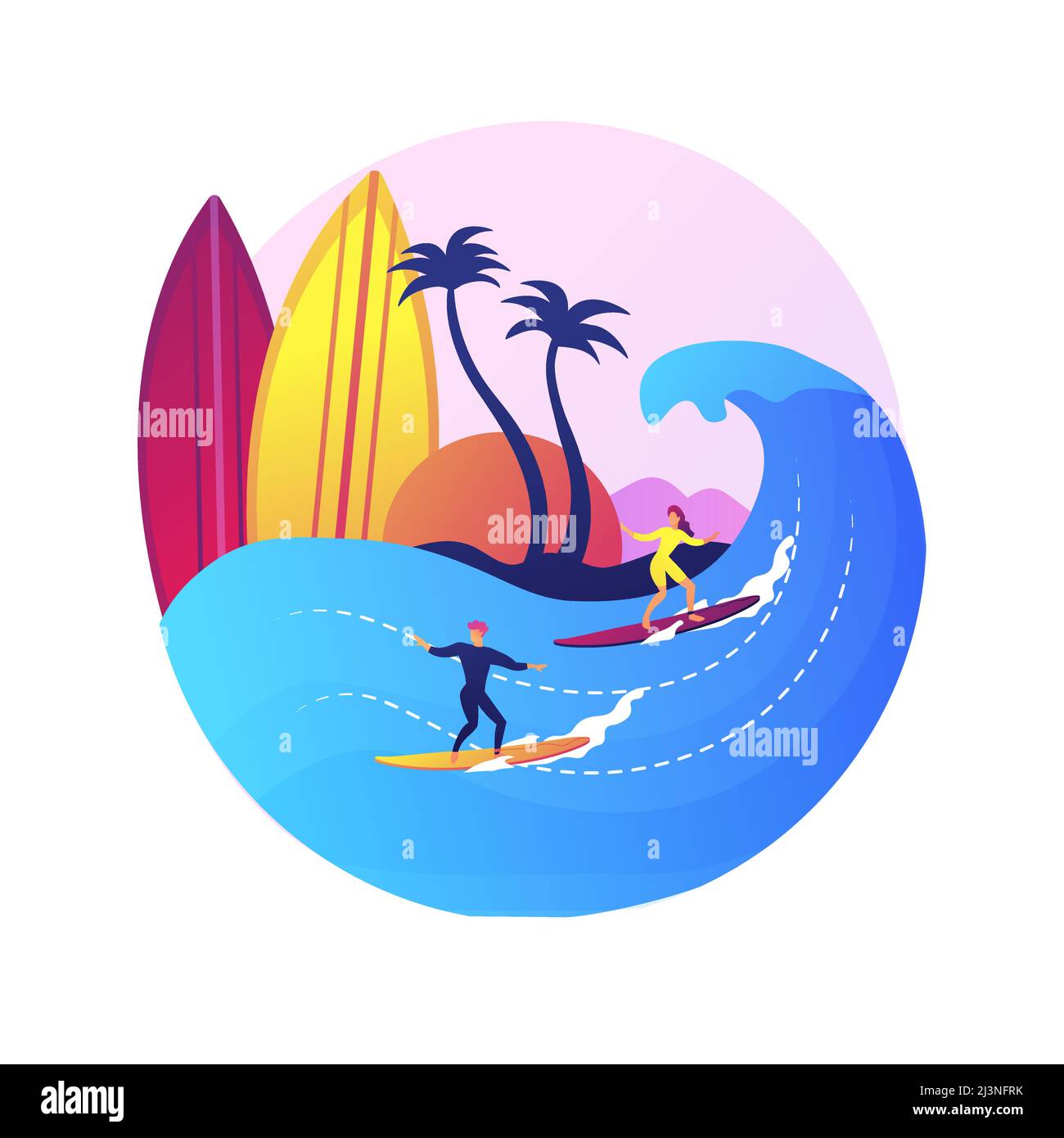Female swimsuit surfer Stock Vector Images - Alamy